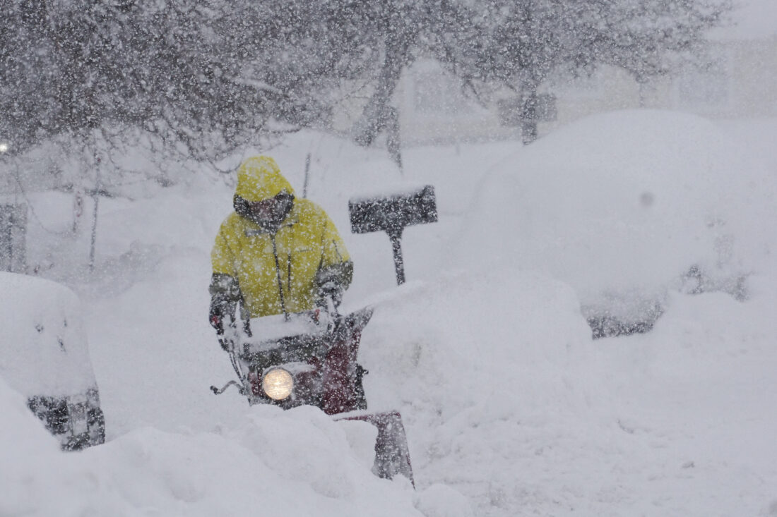 More mountain snow expected even as powerful blizzard moves out of ...